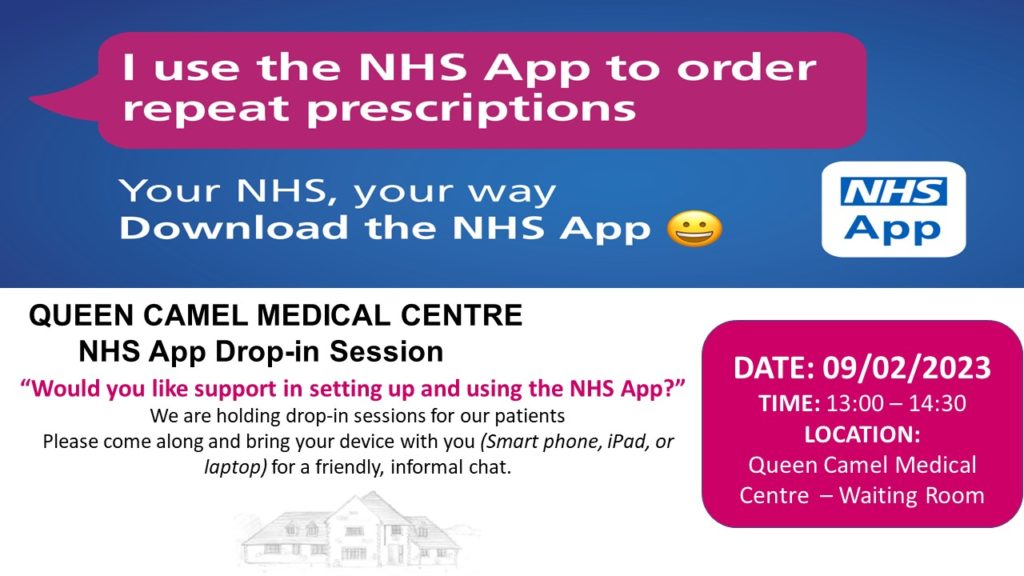 NHS App Help – Queen Camel Medical Centre